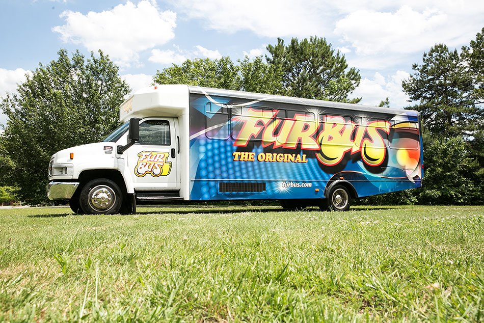 Big Blue (15-25 Passengers) — Fur Bus | Atlanta's Best Party Bus