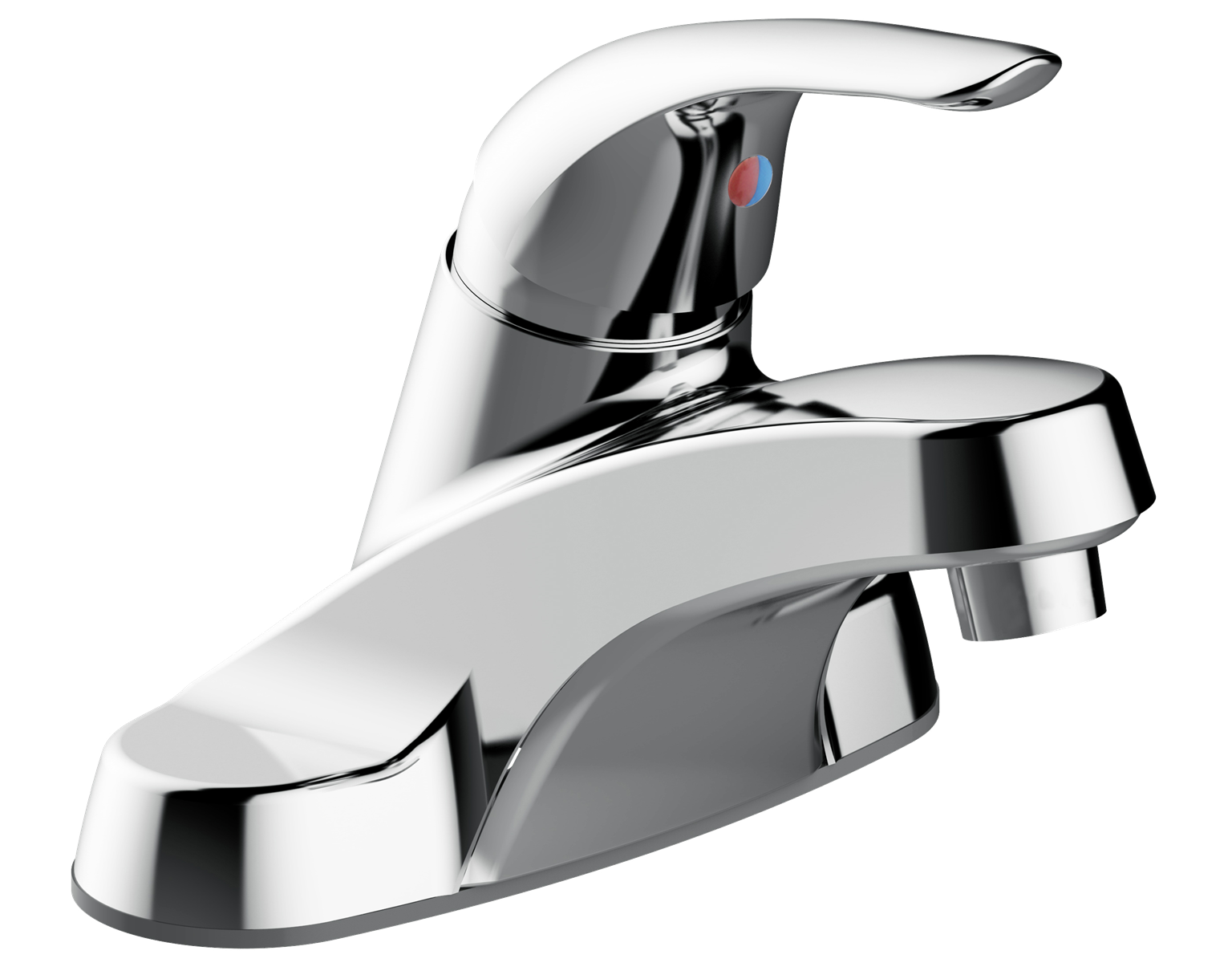 MEZCLADORA PARA LAVABO 4" CROMADA MOD. GLD-300