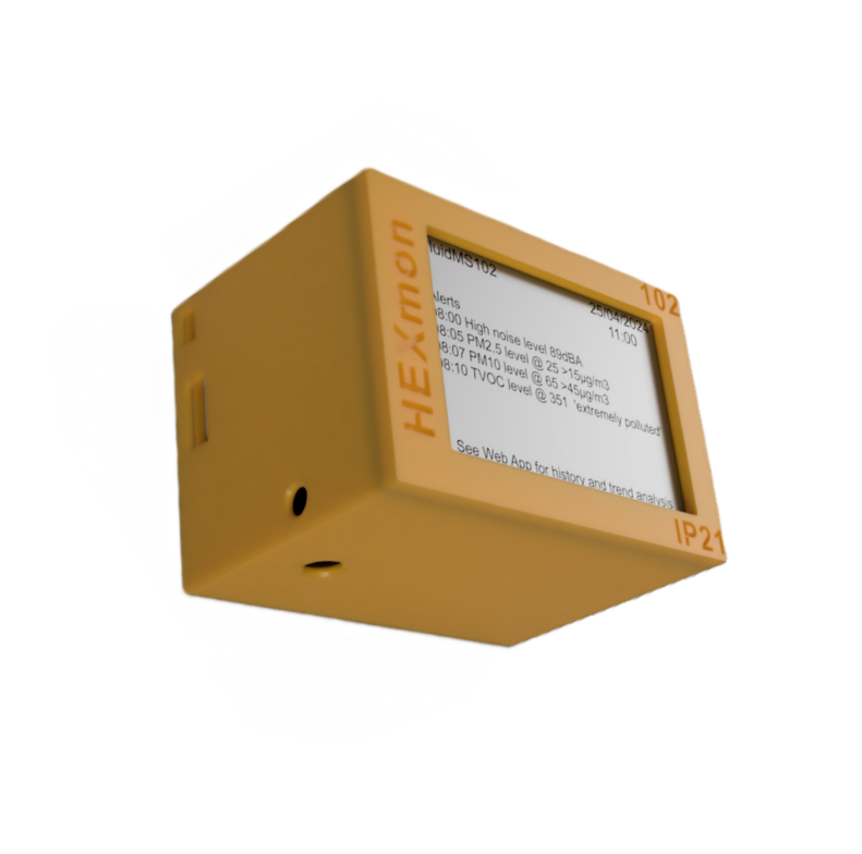 Factory Indoor Air Quality monitor - alert - report