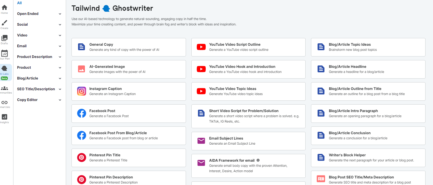 Tailwind Ghostwriter: Your AI-Powered Writing Assistant