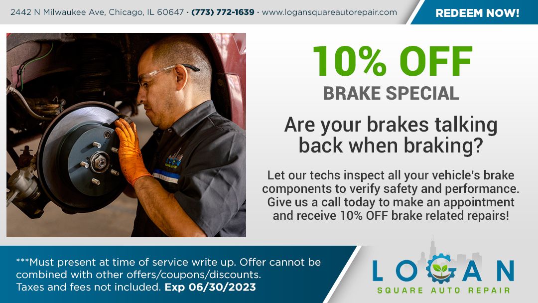 Specials | YOUR #1 Auto Repair Shop in Chicago | Logan Square Auto Repair