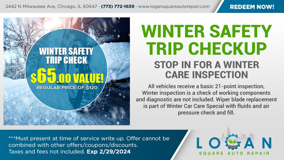Specials | YOUR #1 Auto Repair Shop in Chicago | Logan Square Auto Repair