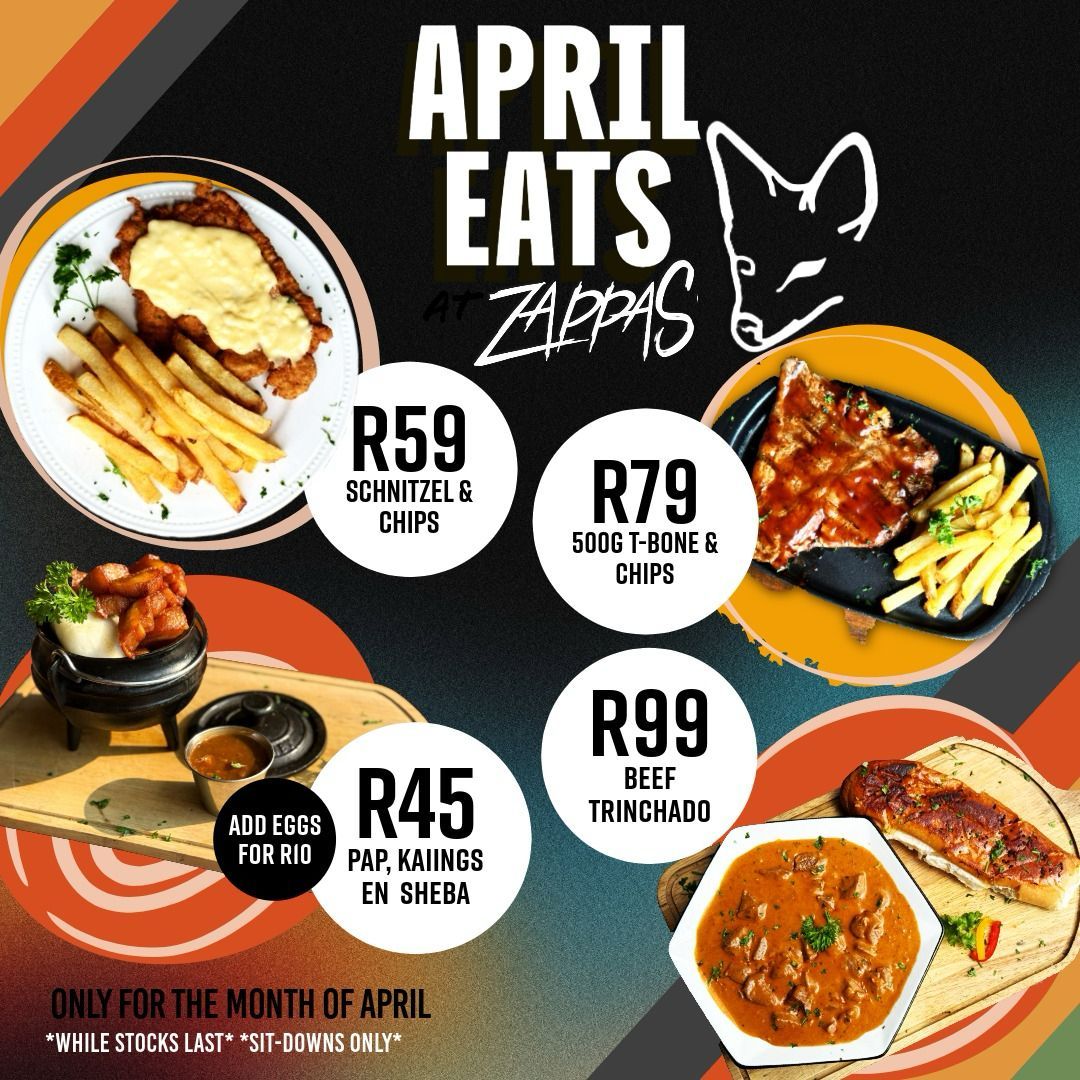 Zappas Murrayfield | Family Restaurant in Pretoria
