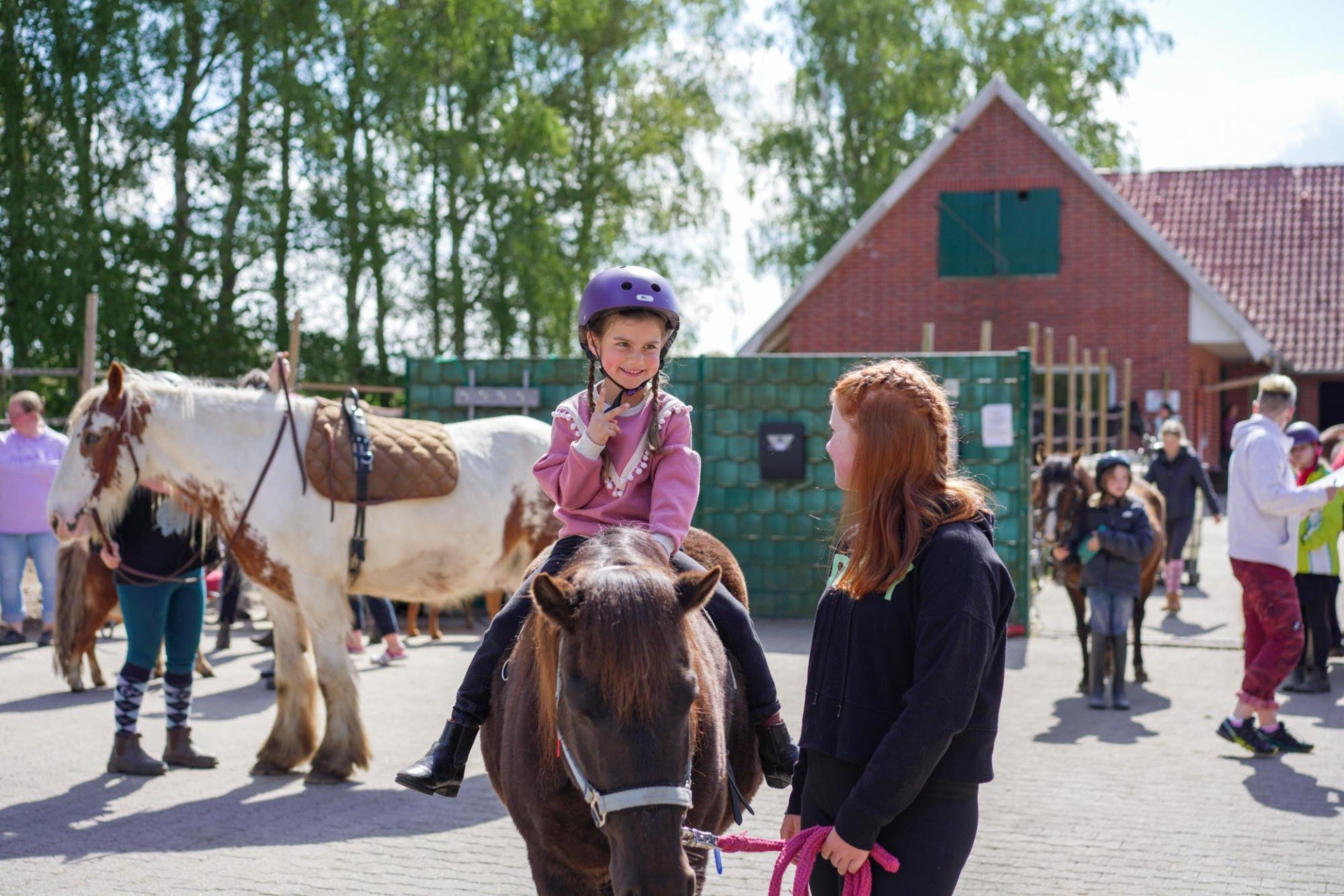 Reiten auf dem Familiencampingplatz Haselünne