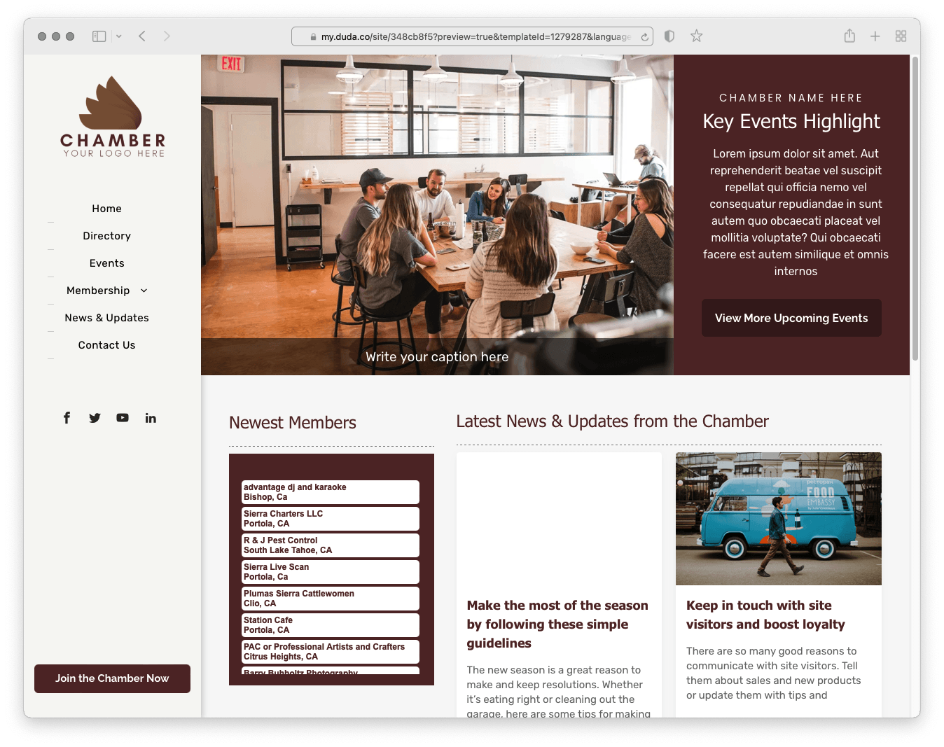 Website Templates for Chambers | Chamber Nation