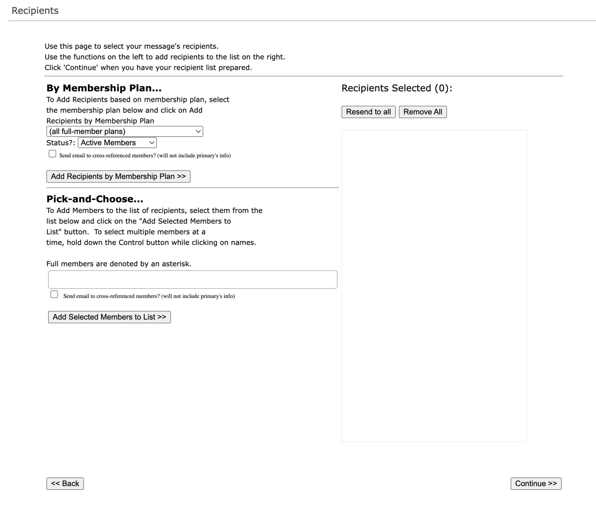 Email Verification Forms for Members