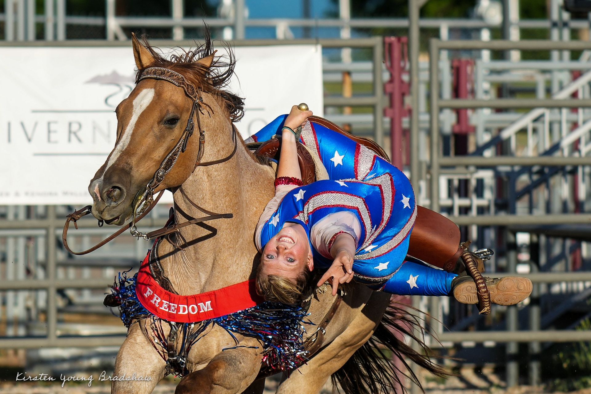 Training for barrel racing, roping, trick, vaulting, drill teams.