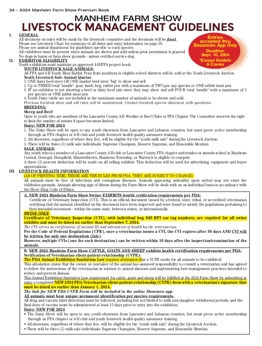 Manheim Community Farm Show