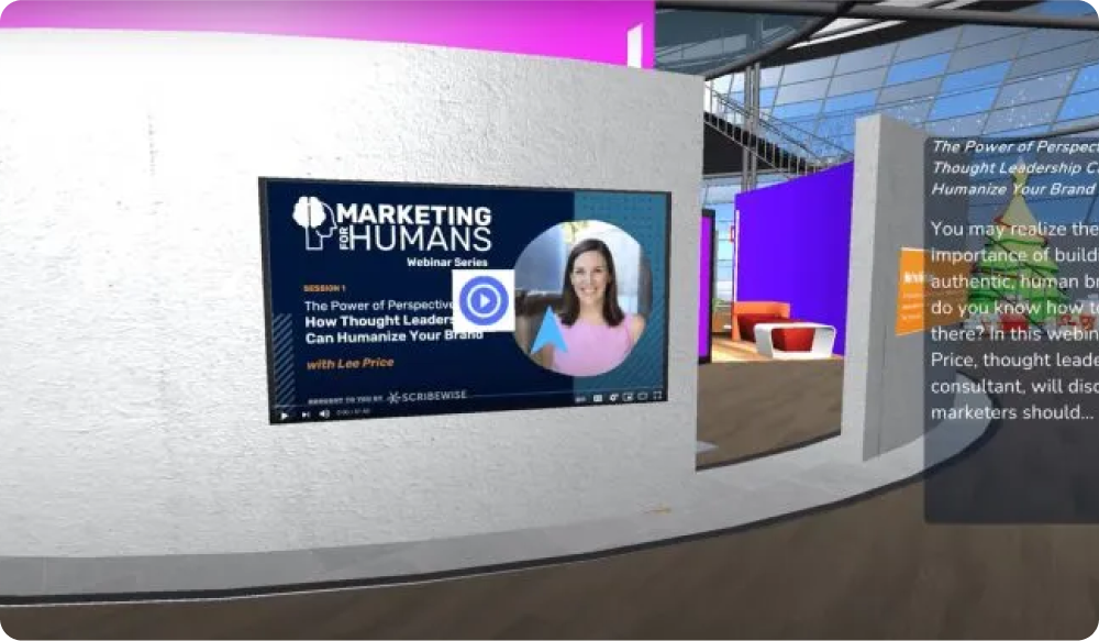 Scribewise in Agora World - Content Meets Virtual