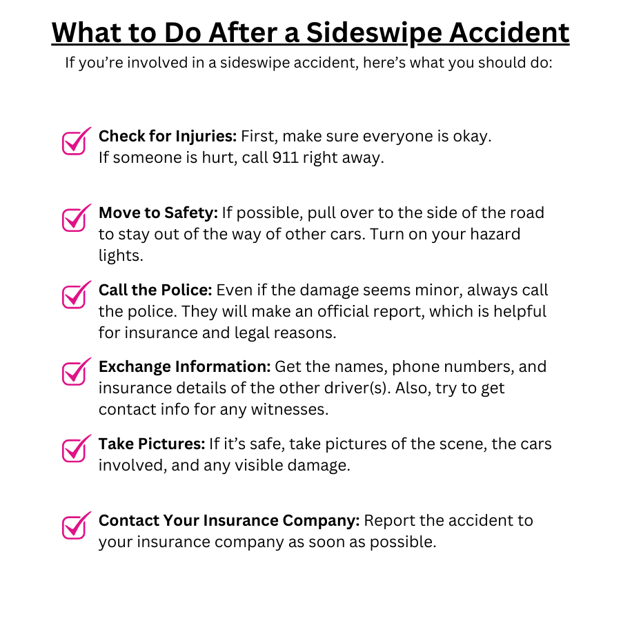 What is a Sideswipe Accident?