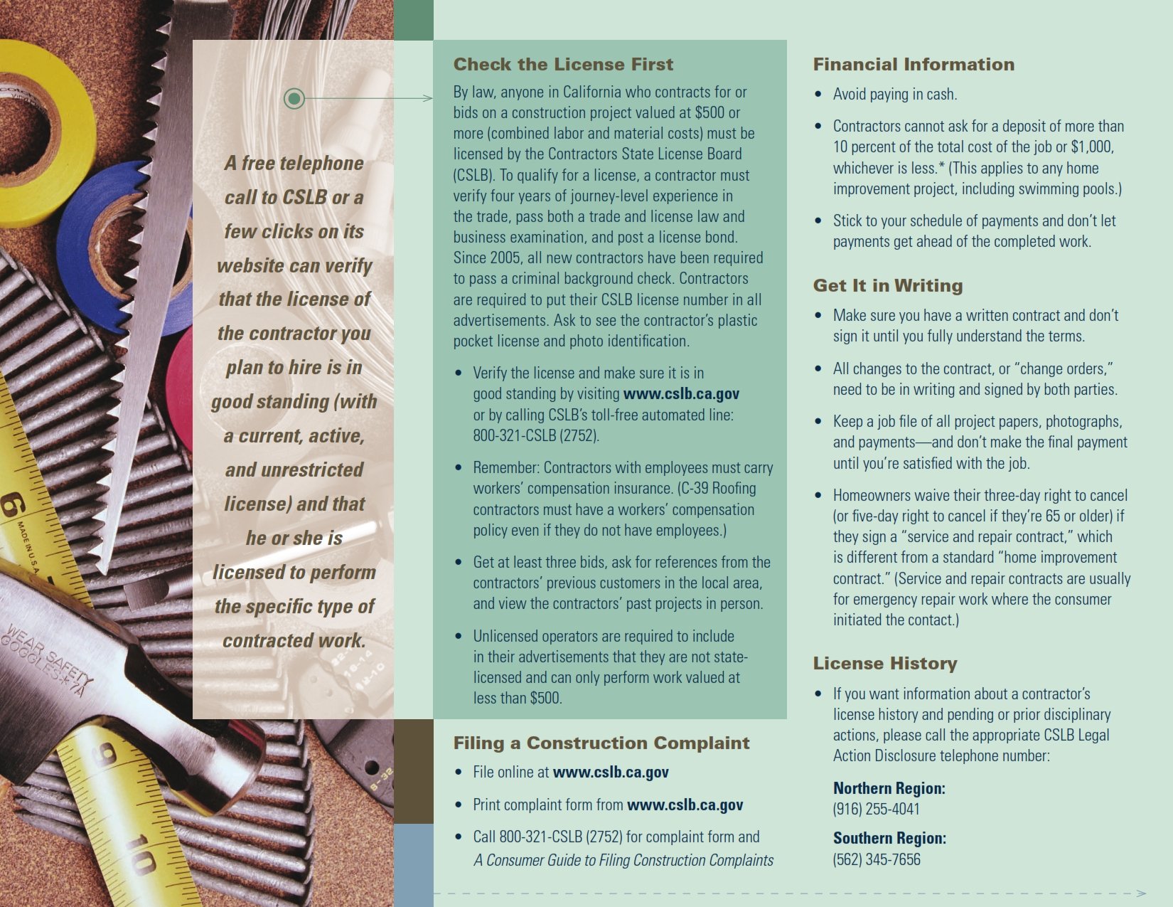 Contractor Checklist | Fineline Drafting Inc