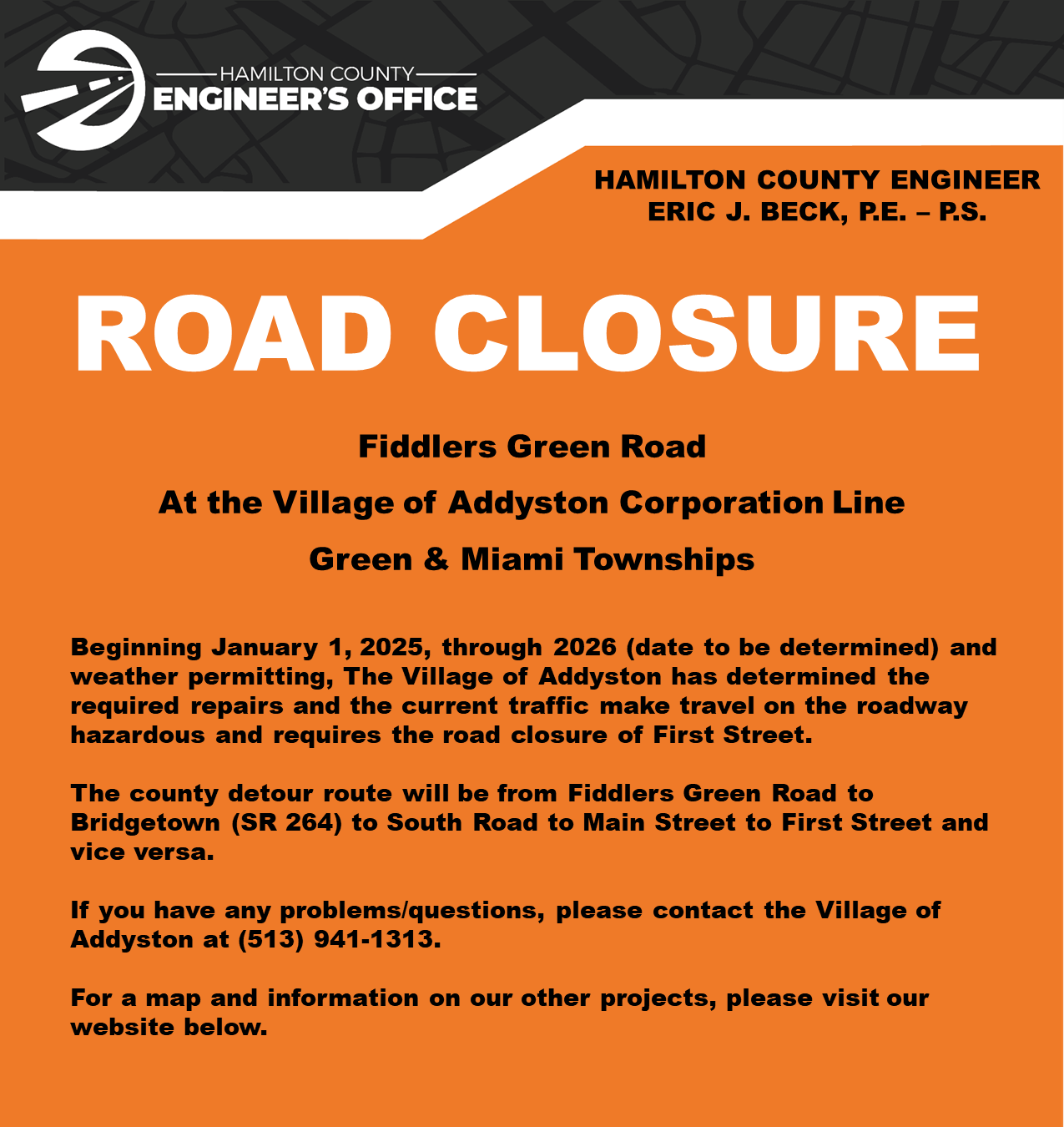 ROAD CLOSURES