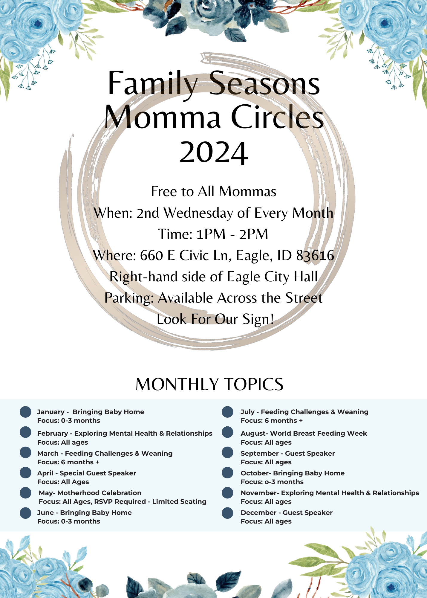 Events | Family Seasons in Eagle, ID