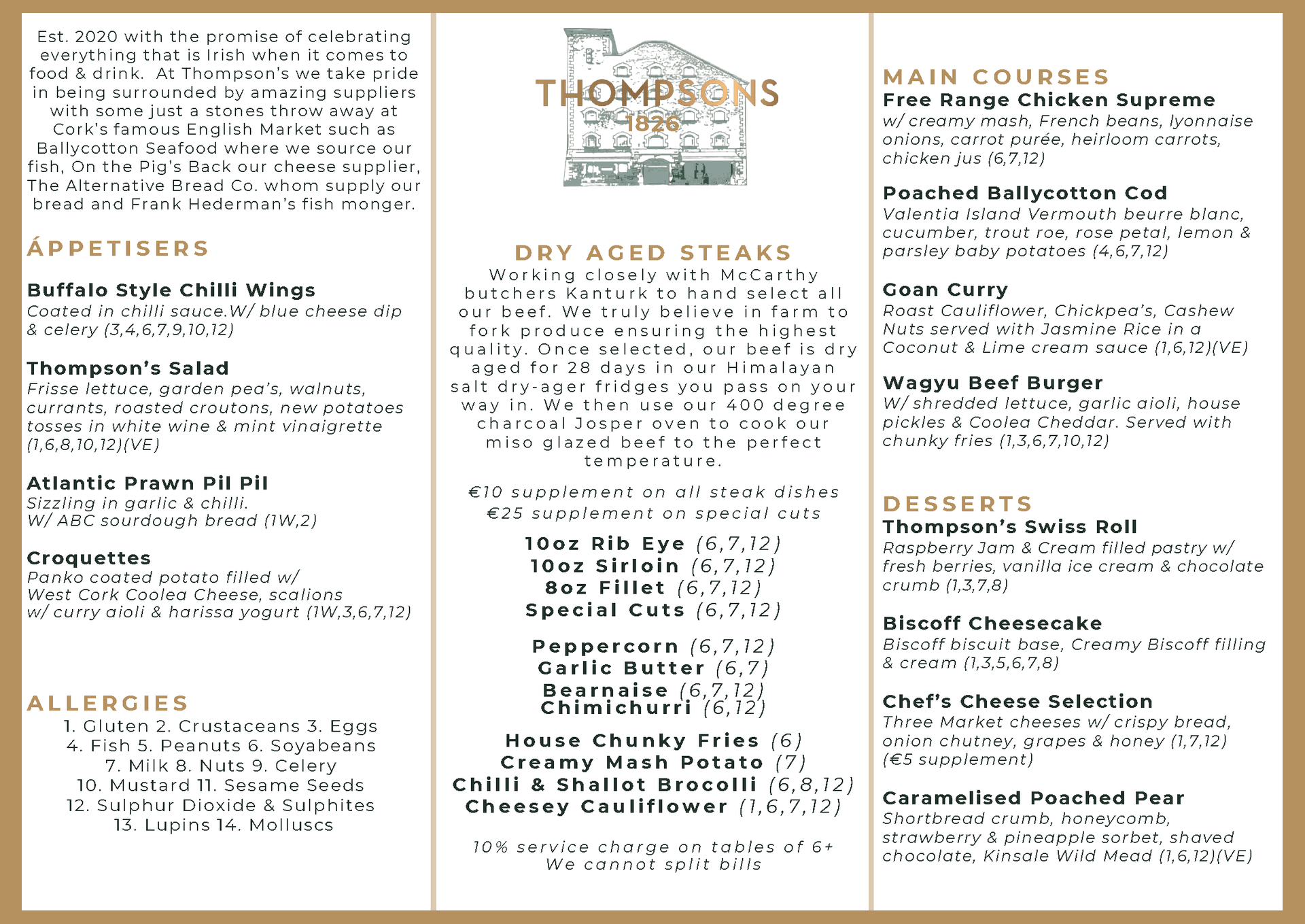 Thompsons Cork Restaurant & Microbrewery