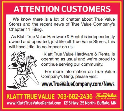 Rental Store | Buffalo, MN | Klatt True Value Rental
