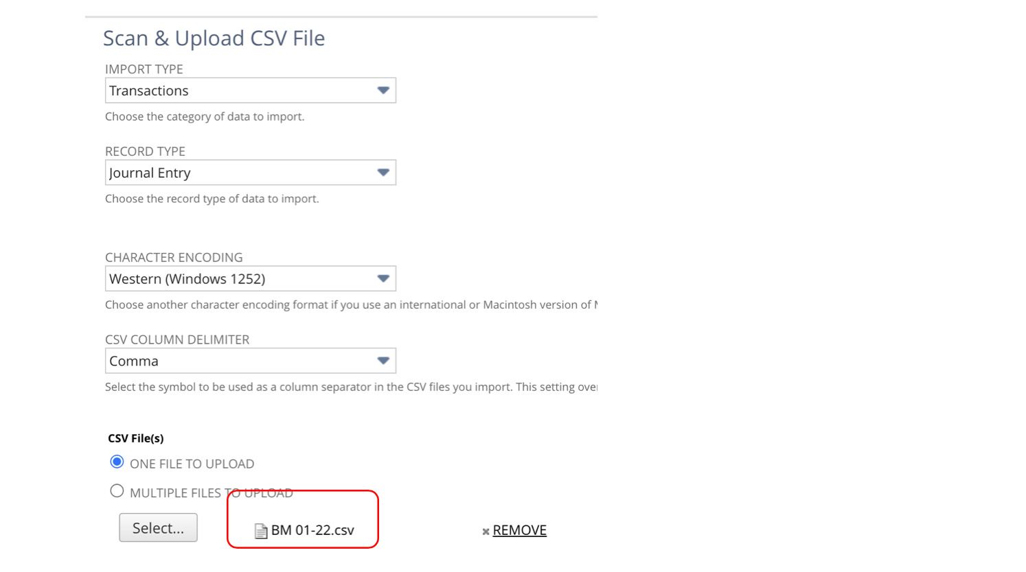How to Load Journal Entries in NetSuite Via CSV File
