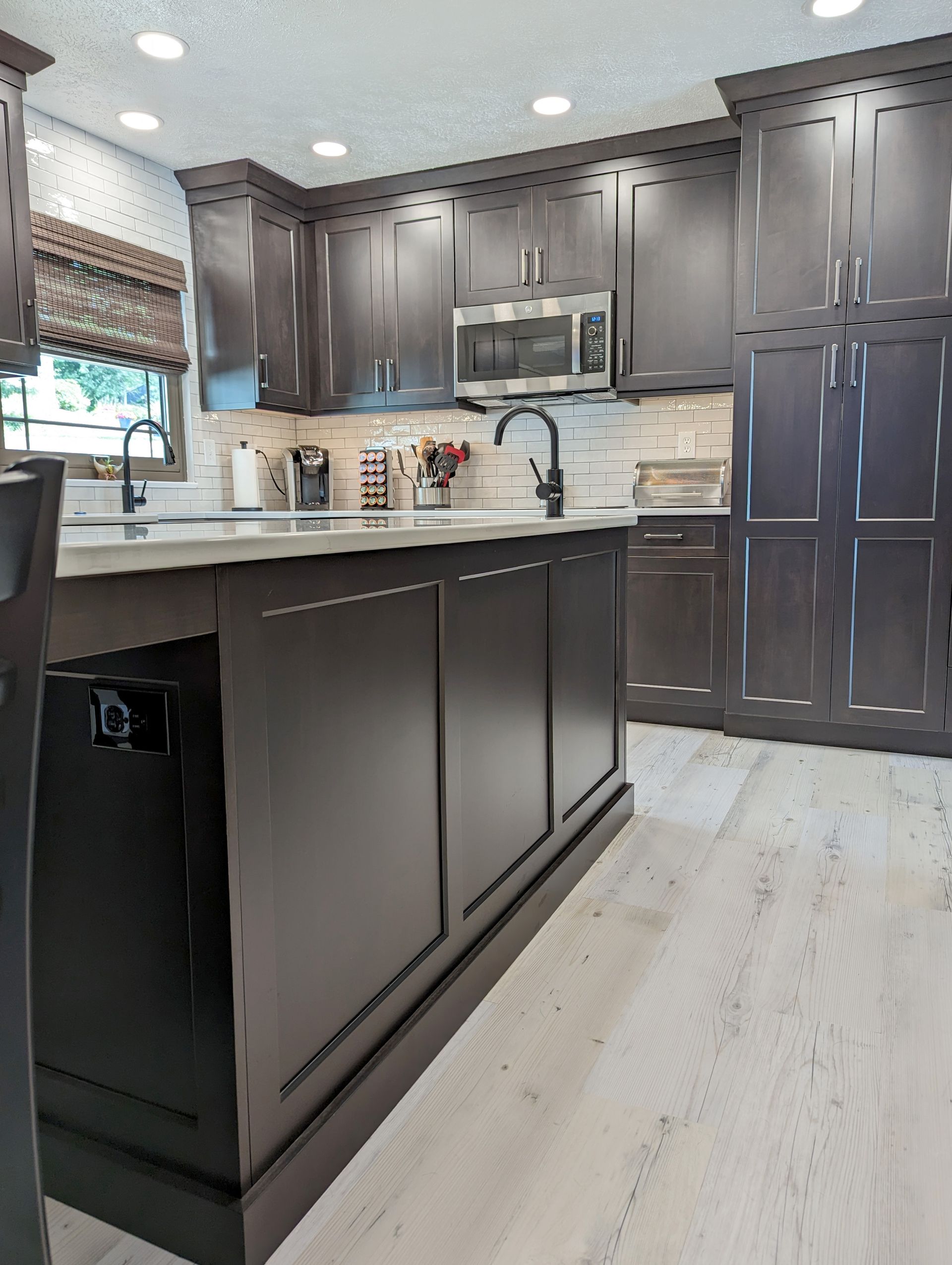 Dark Roast Stained Maple Kitchen Remodel in North Huntingdon PA ...