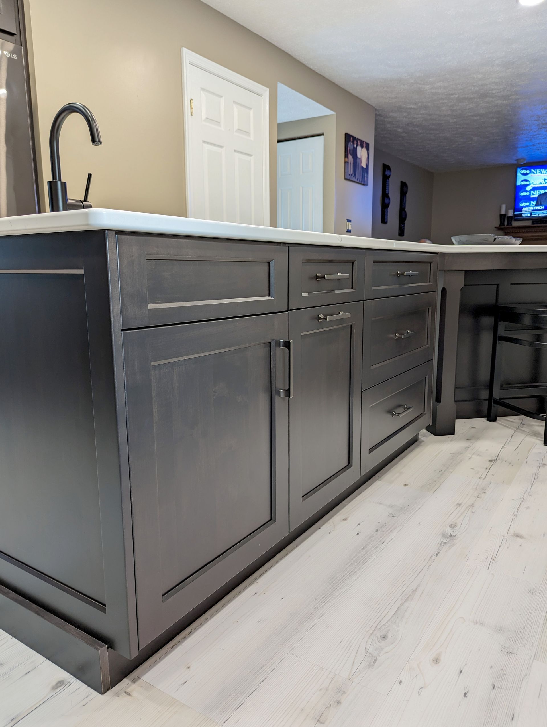 Dark Roast Stained Maple Kitchen Remodel in North Huntingdon PA ...
