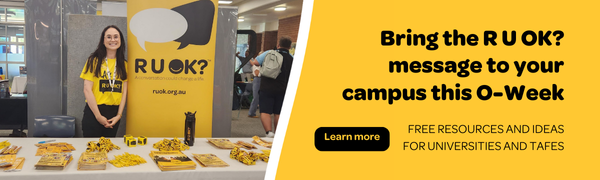 A conversation could change a life | R U OK?