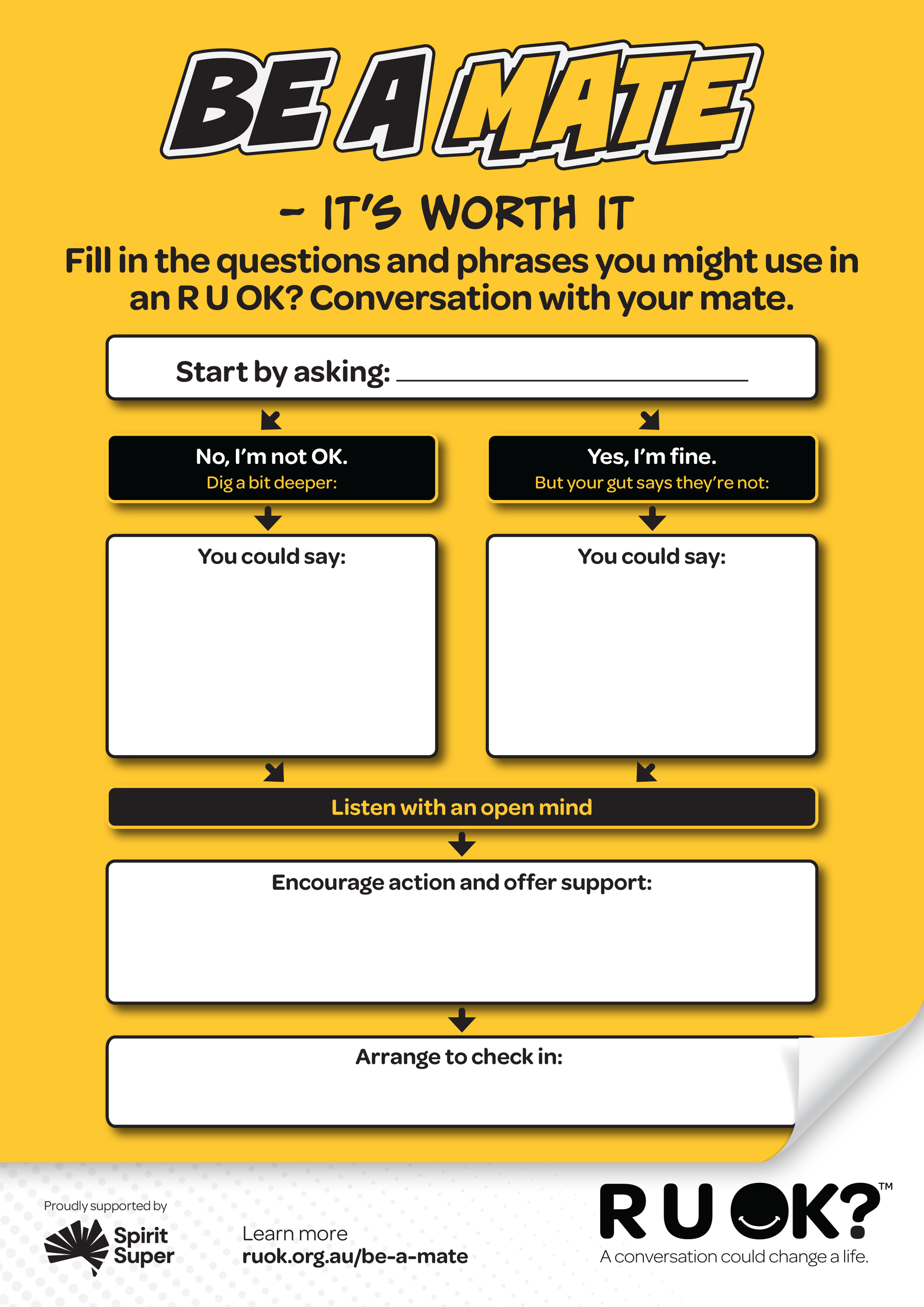 Be a Mate: It's Worth It