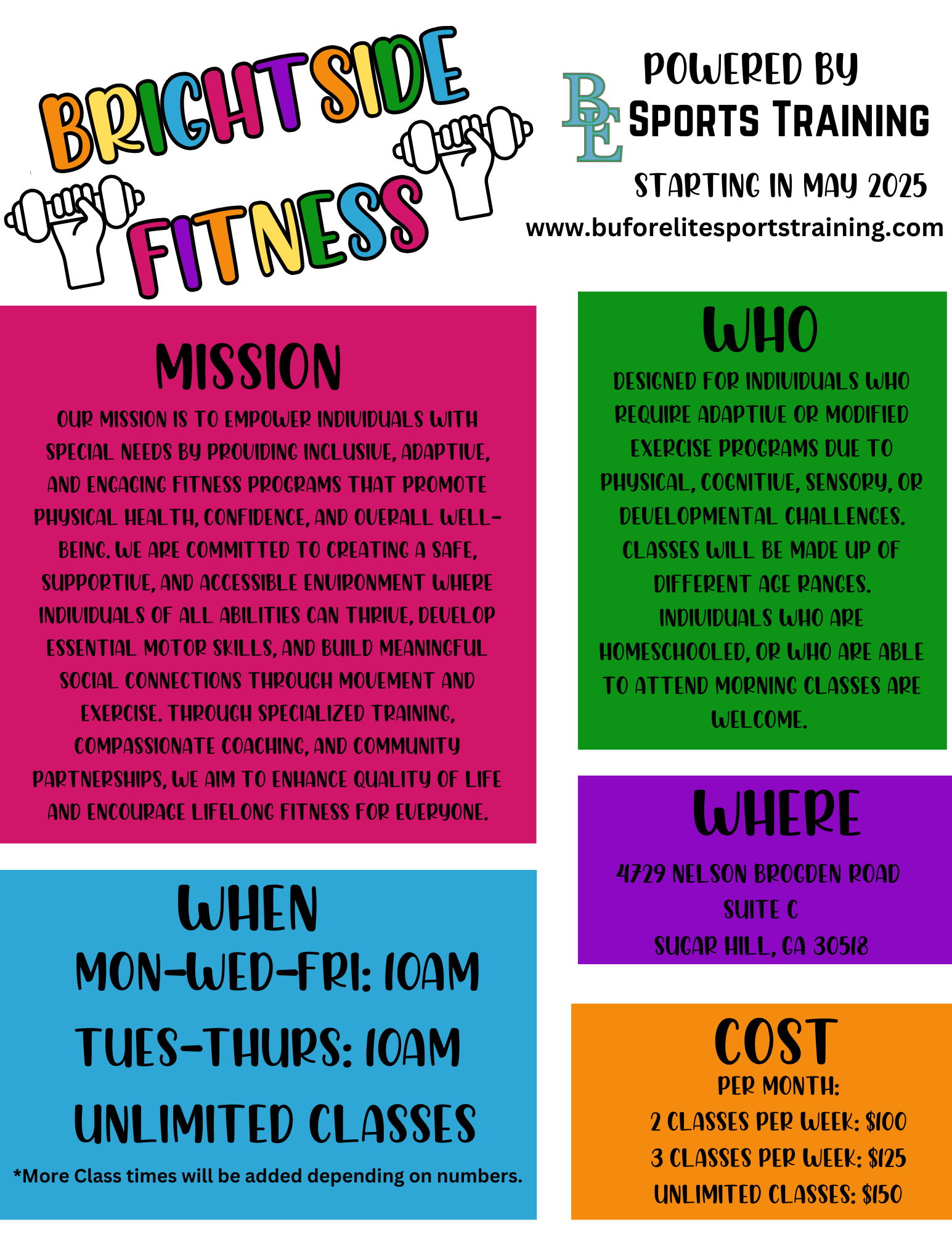 BE Summer Camps | Sugar Hill, GA | BE Sports Training