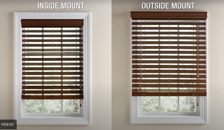 Should You Opt for Inside or Outside Mount Blinds?