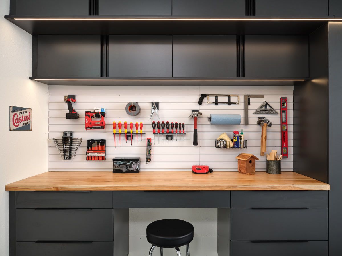 Pennsylvania Garage Slatwall, Design and Installation