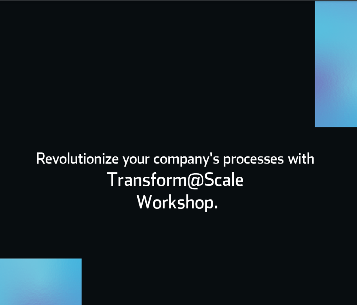 Transform Scale Workshop