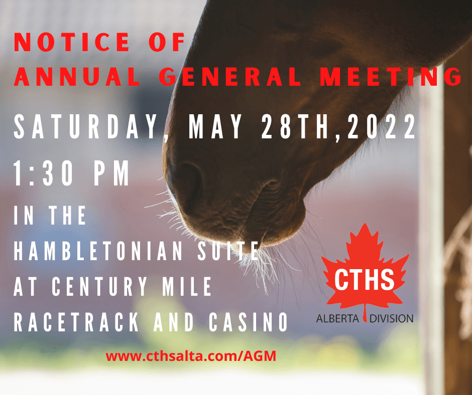 Notice of CTHS Alberta Annual General Meeting