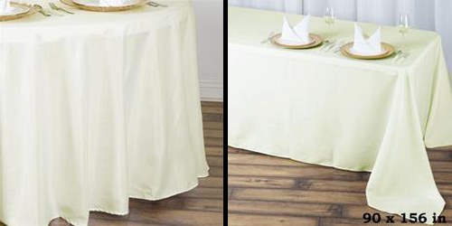 Table Linen Rentals, Polyester Table Covers | Caldwell, ID