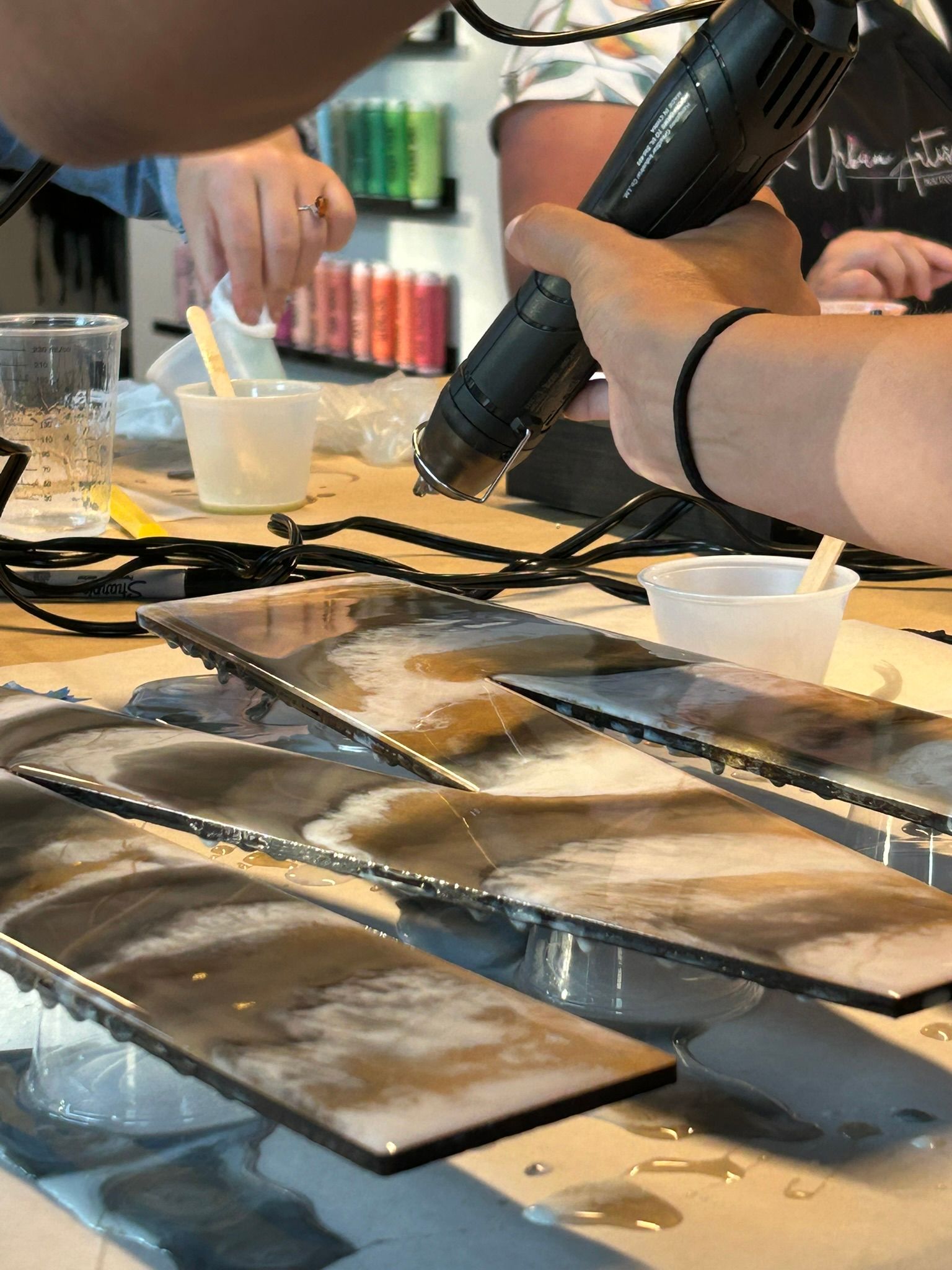 Resin Art Workshop in Eugene | Urban Artisan
