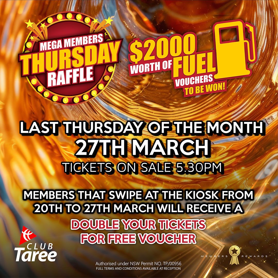 Club Taree Raffles and Promotions