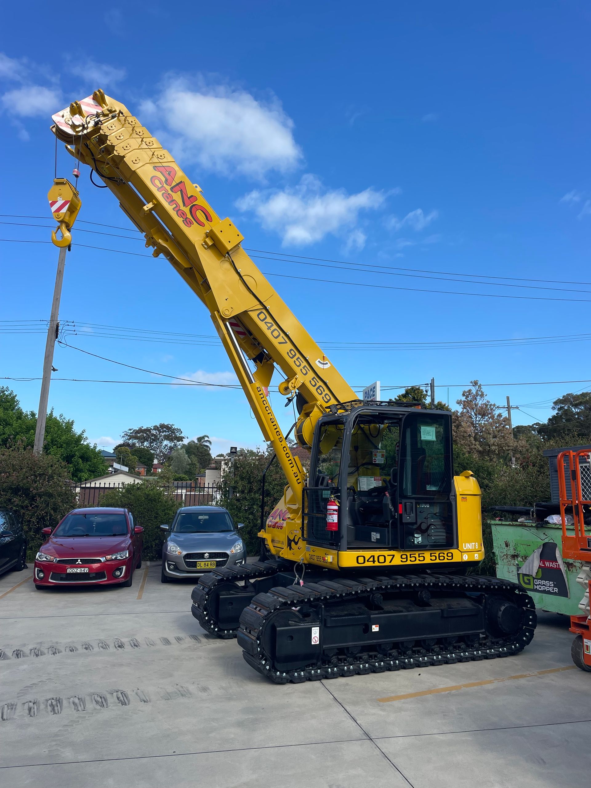 Maeda Mini & Portable Cranes | ANC Crane Hire