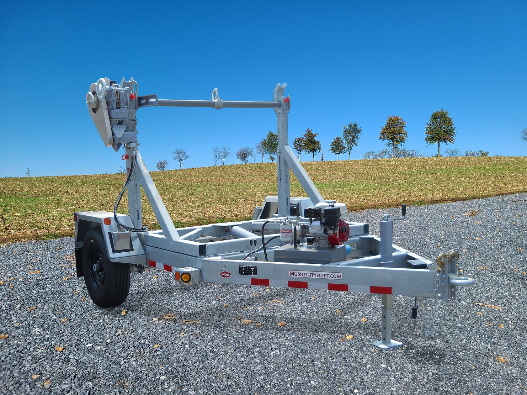 Self-Loading Trailers | MGS Incorporated Utility Fleet Solutions