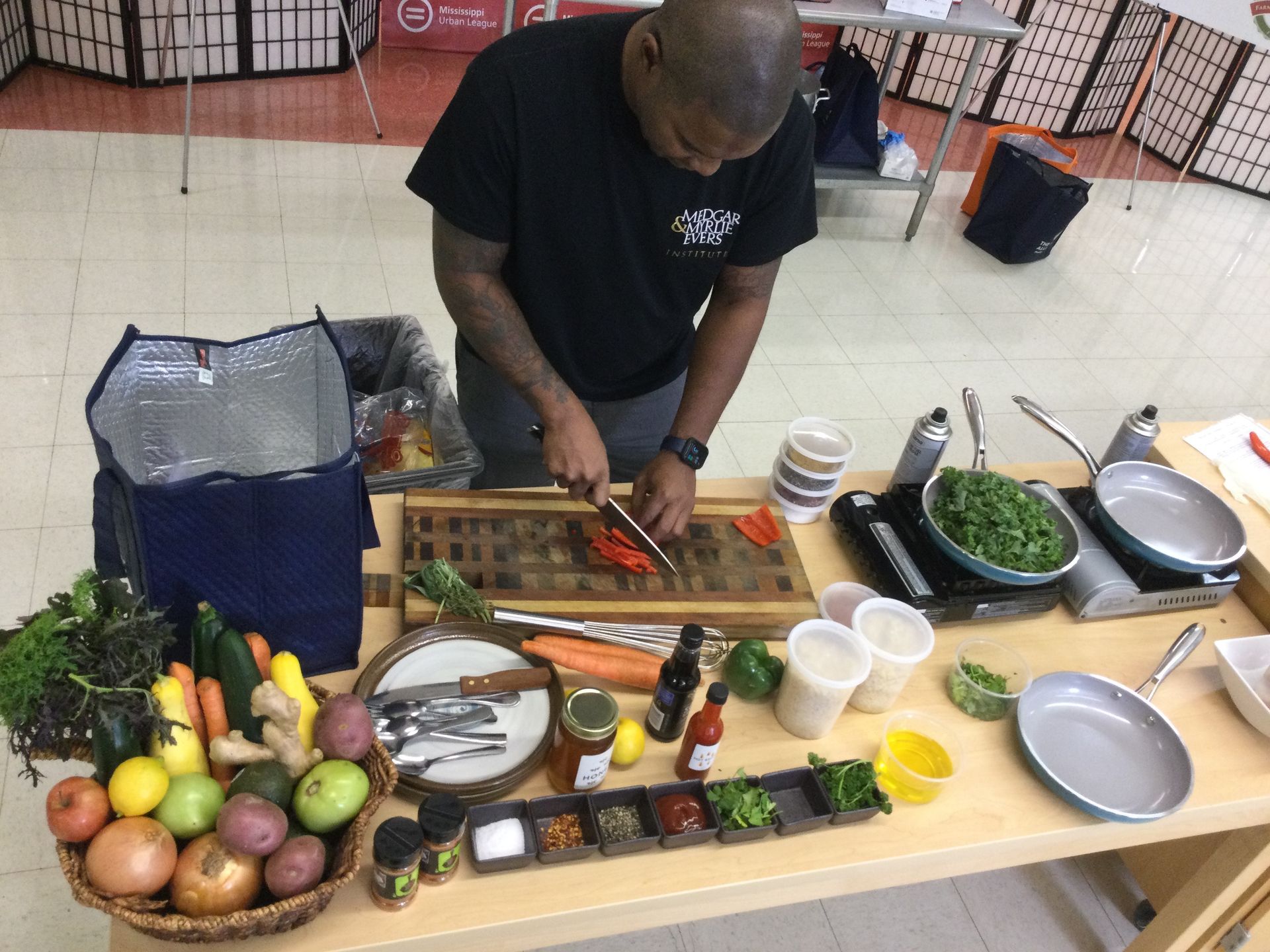 Mississippi Urban League Cooking Demo With Chef Nick Wallace