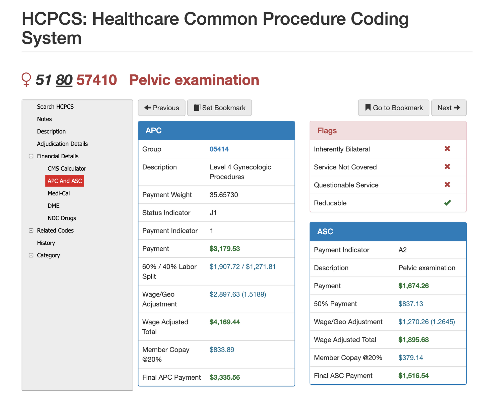 CPT Code 57410: Cervical Biopsy With ECC Guide