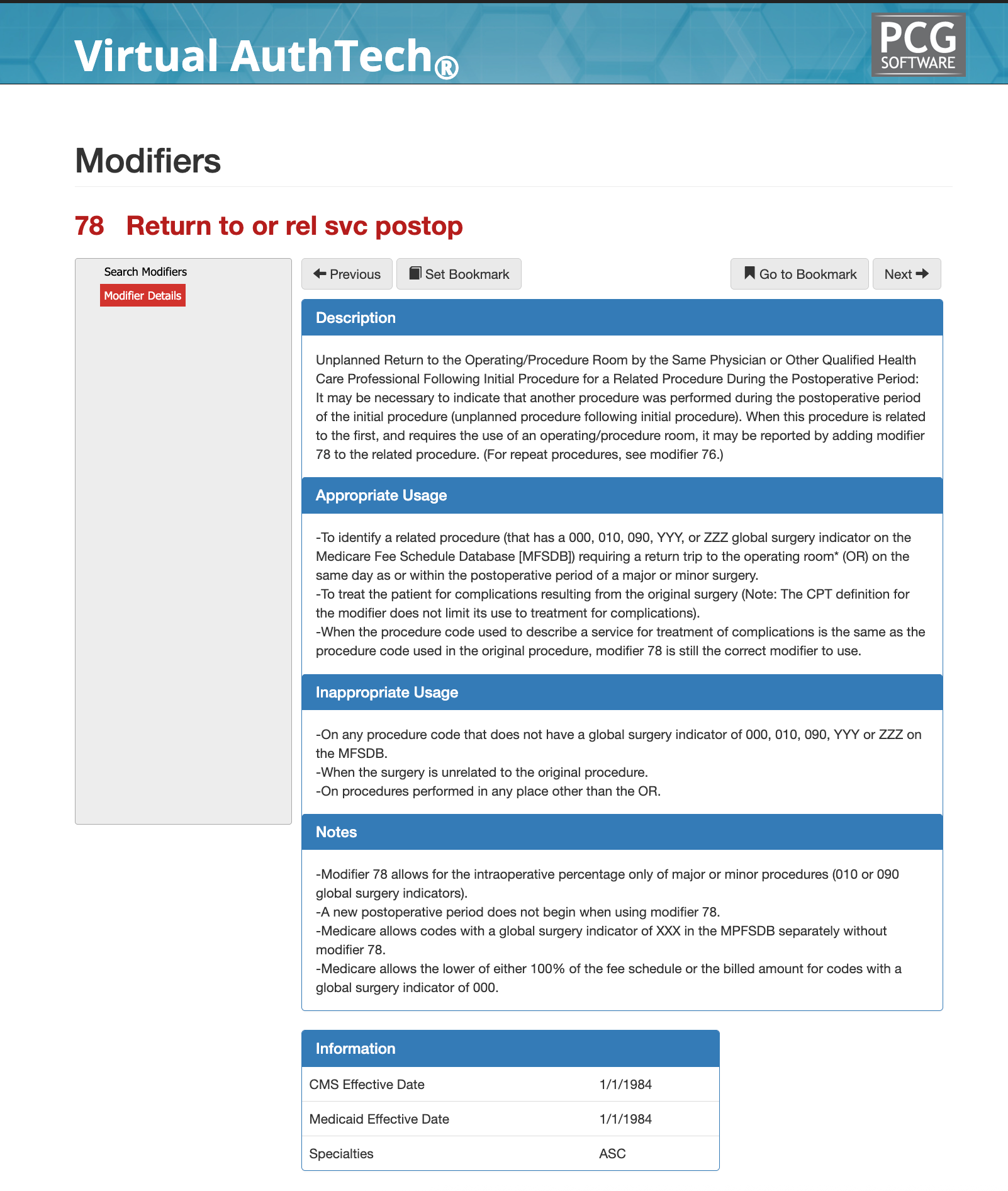 Modifier 78: Definitions, Usage, and Pictures