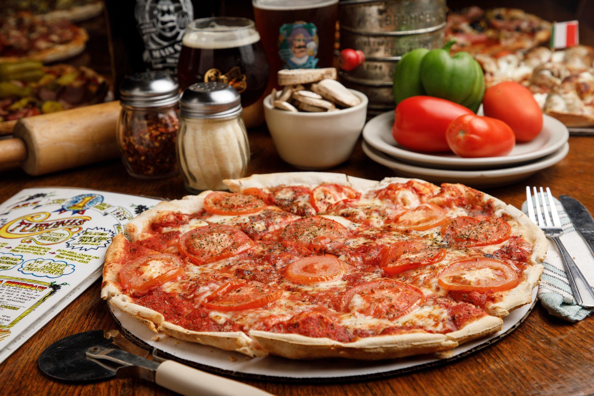 Menu | Turoni's | Pizzery & Brewery