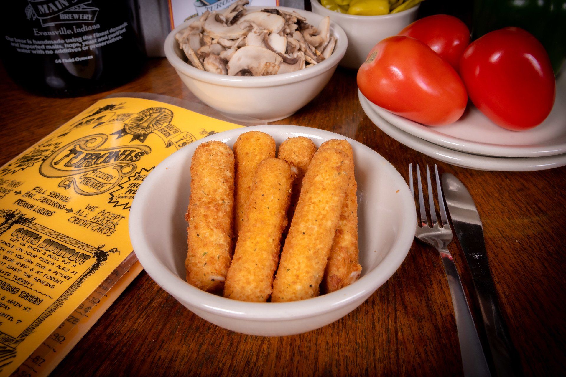 Menu | Turoni's | Pizzery & Brewery