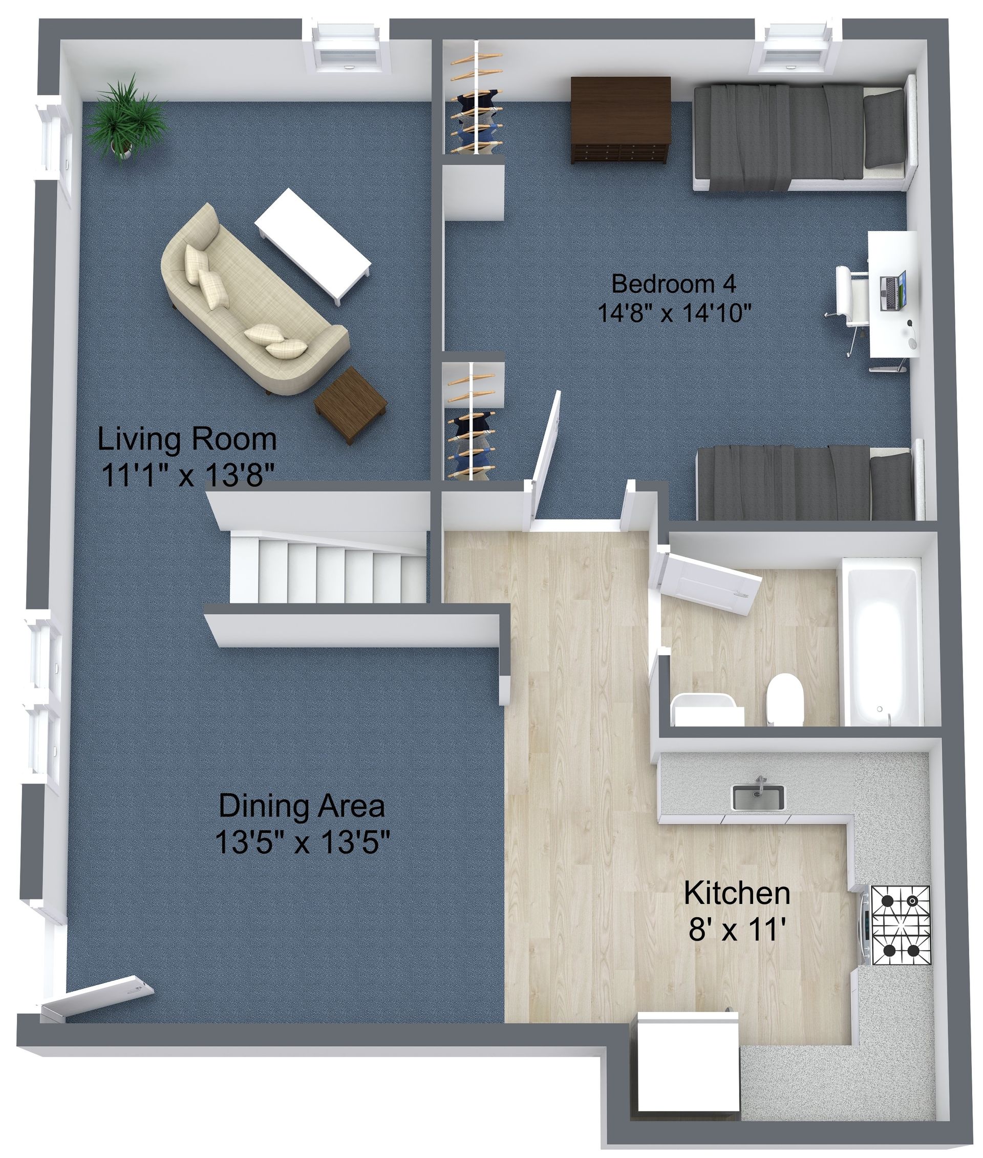 Cedar Lofts East – 711 E. Beaver Ave. - Apartments