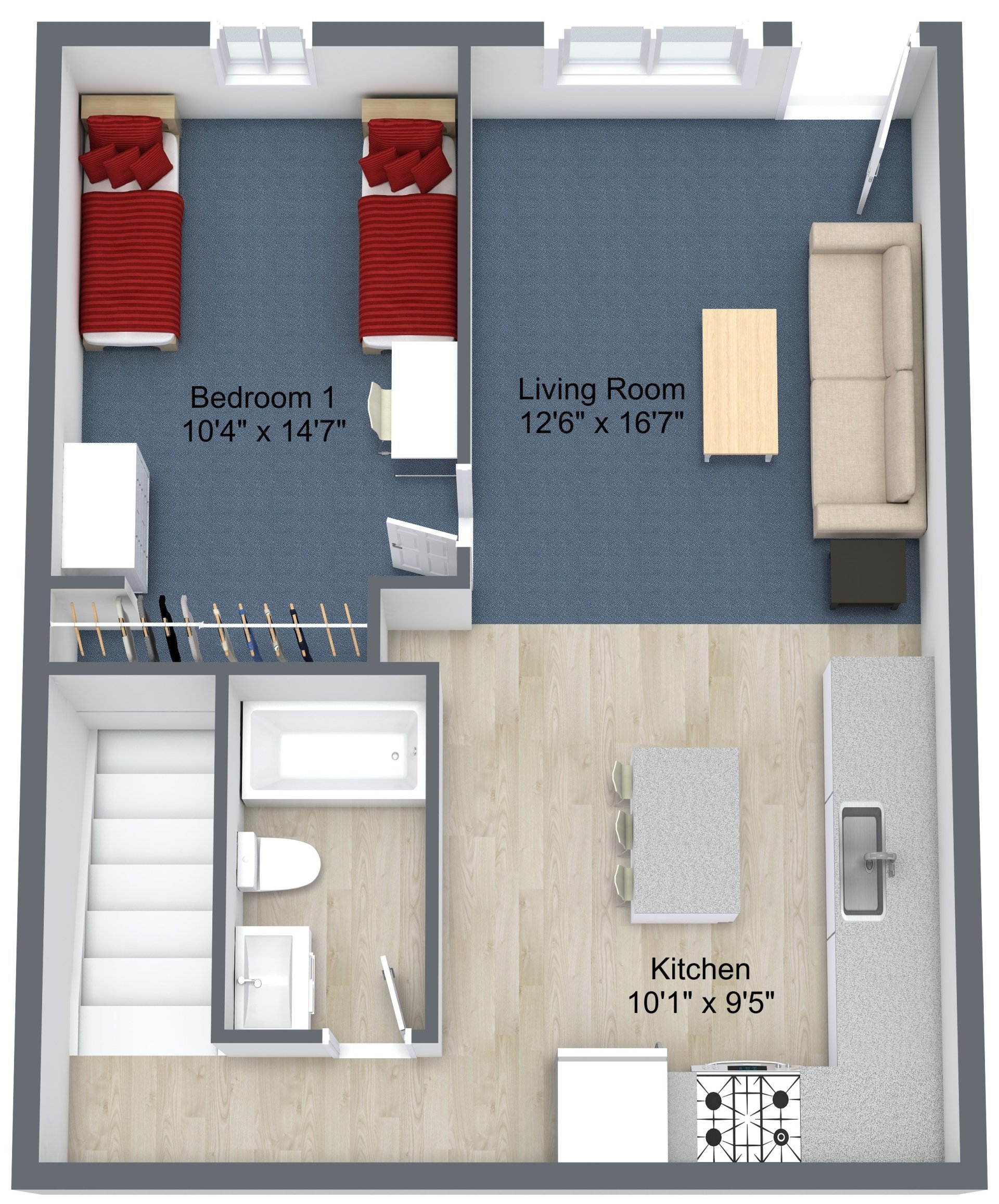 Cedar Lofts – 121 W. Fairmount St. - Apartments