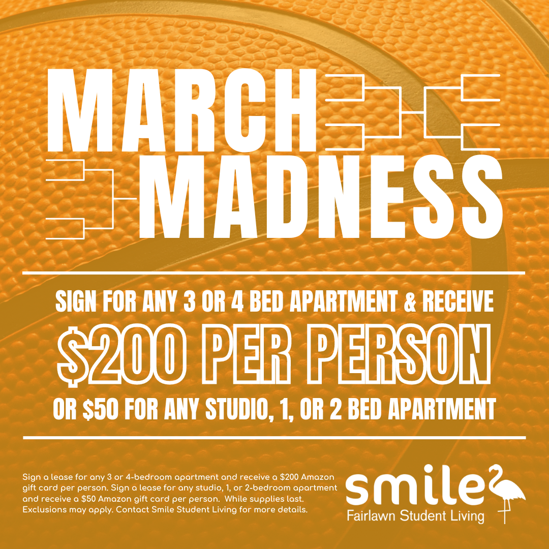 Leasing Specials! Smile Student Living