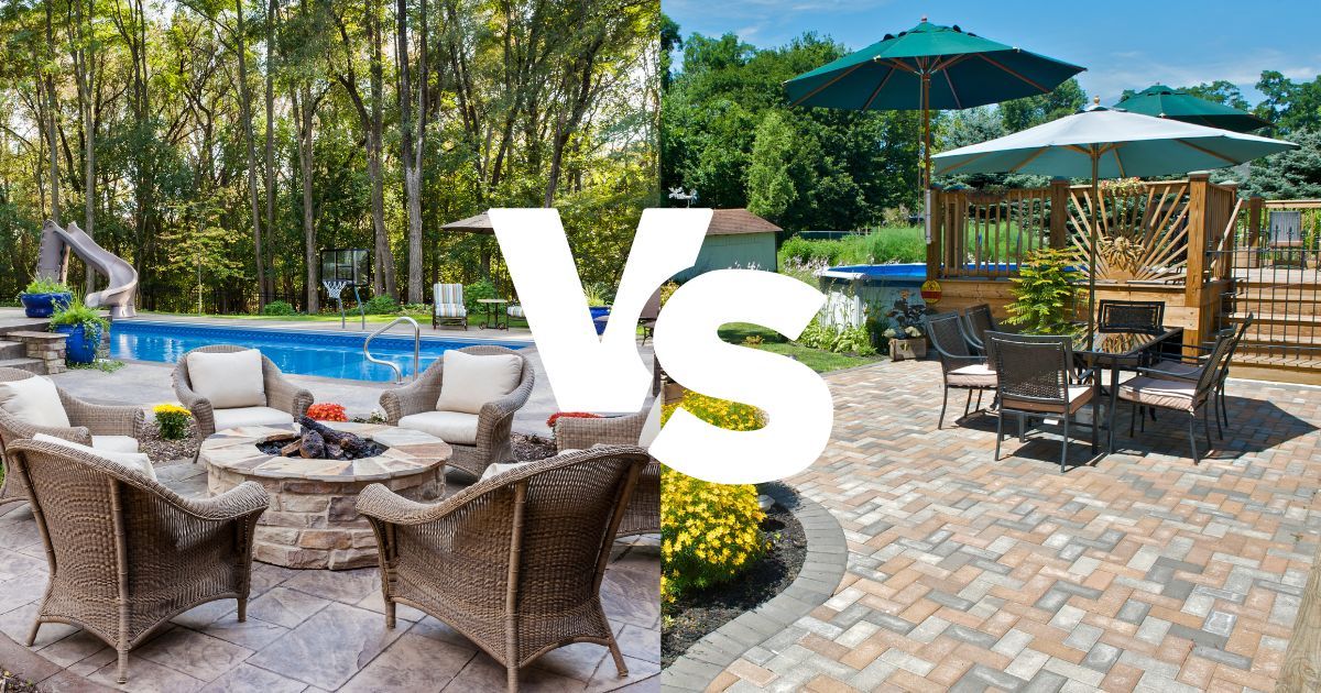 Stamped Concrete Patio vs Paver Patio: Which Wins?