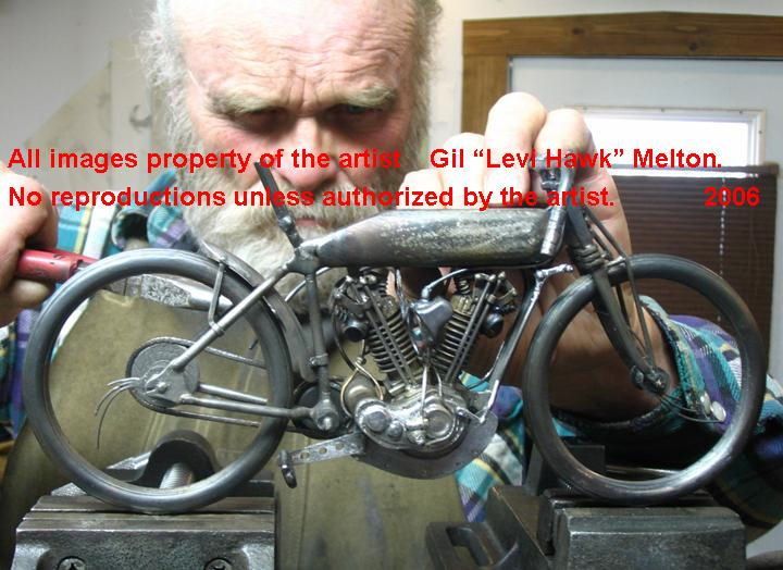 Medicine Wagon Steele Sculpture, Board Track Racers | Levi Hawk