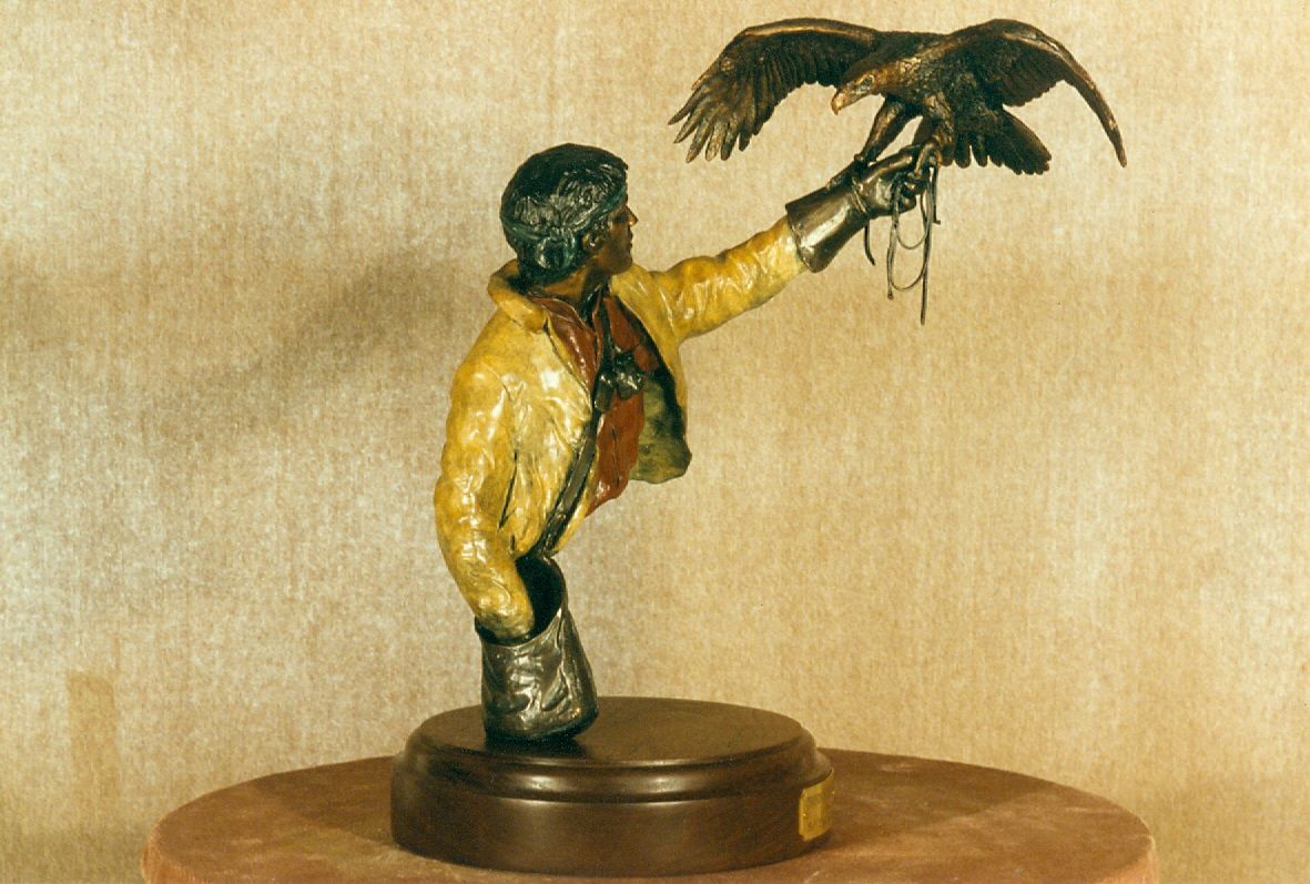 Eagle, Owl, Road Runner Steele Sculpture | Levi Hawk