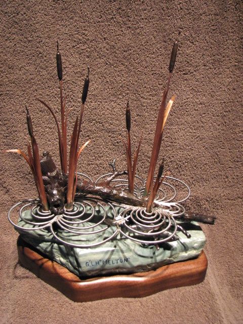 Medicine Wagon Steele Sculpture, Board Track Racers | Levi Hawk