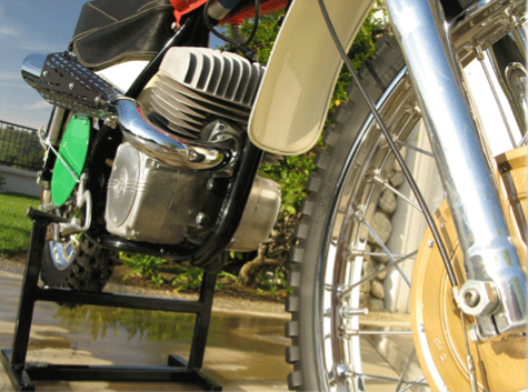 1970 CZ 250 MX – Side Pipe | The Owen Collection