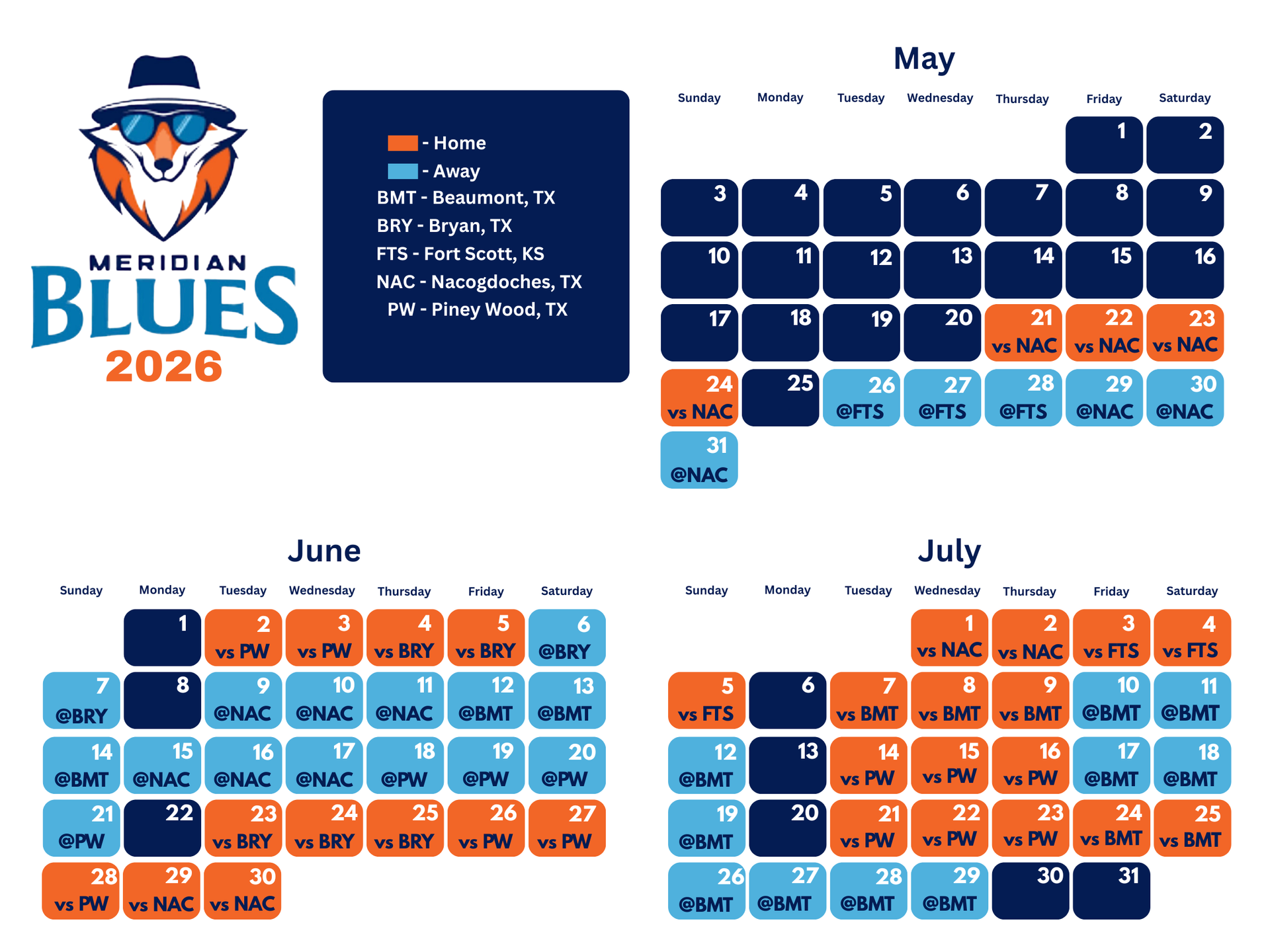 Minor League Baseball | Meridian Blues