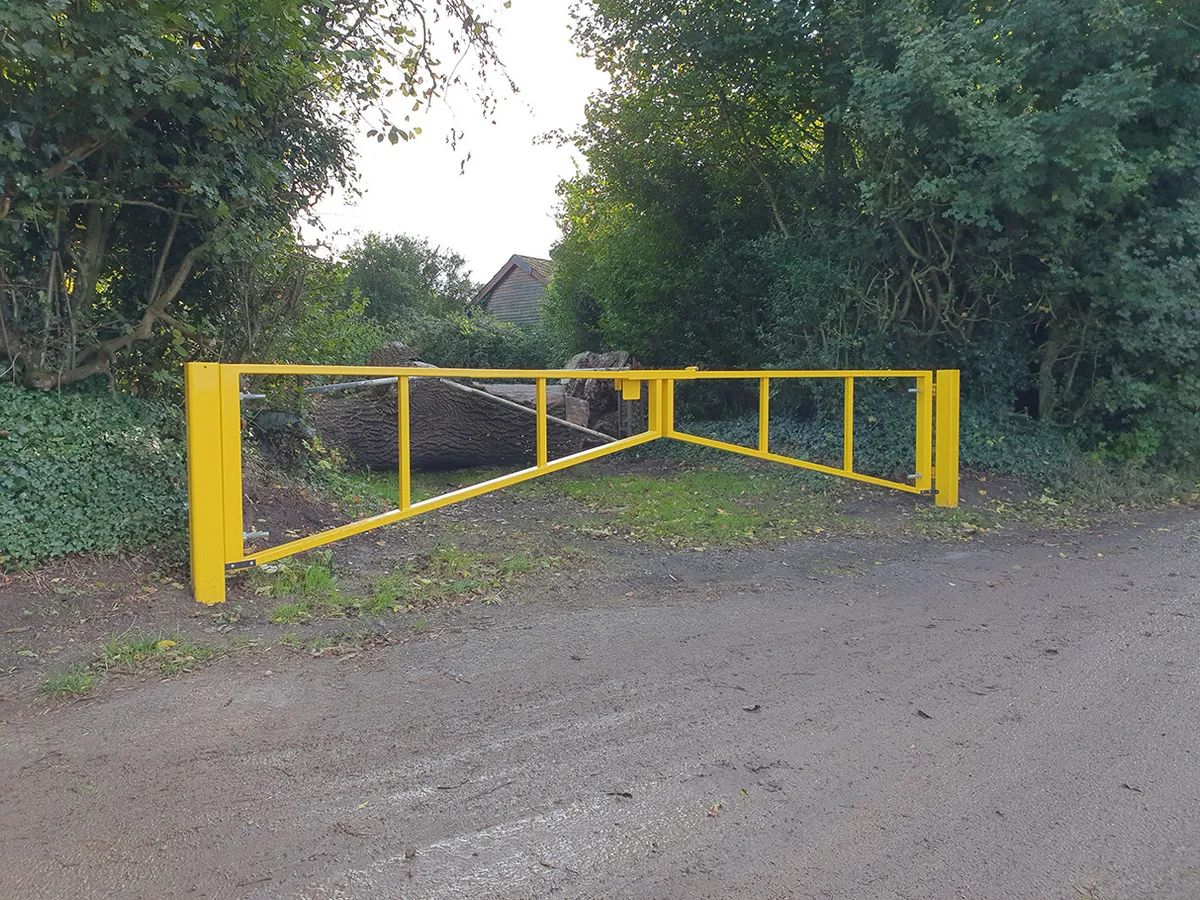Commercial Fencing Services: Manual Swing Barrier Gates