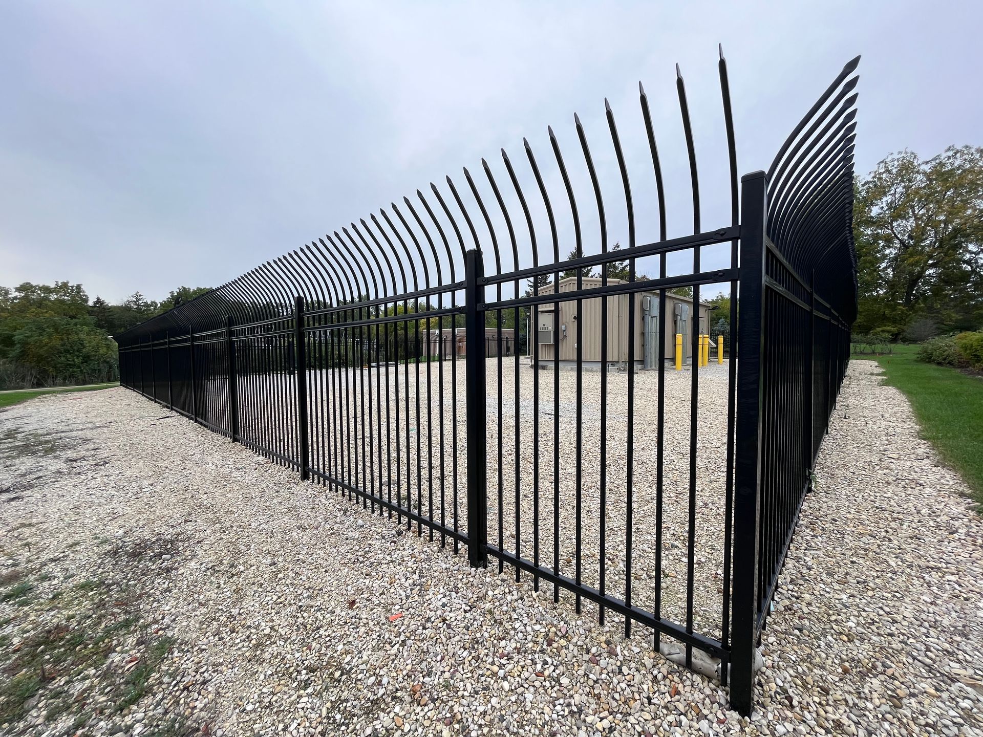 Commercial Fencing Services: EV Charging Station Fencing